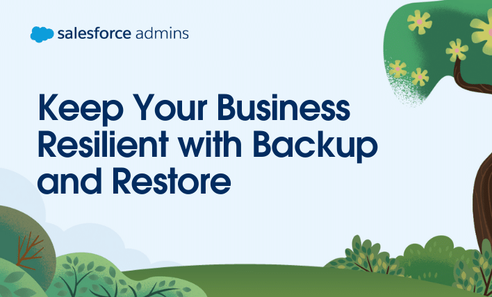 Backup And Restore Keep Your Business Resilient With The Salesforce Platform Salesforce Admins