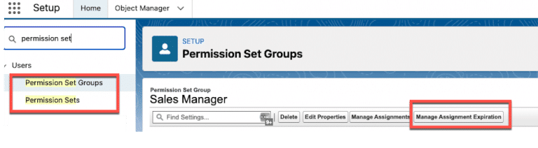 How to Set Assignment Expiration on Permission Sets and Permission Set Groups - Salesforce Admins
